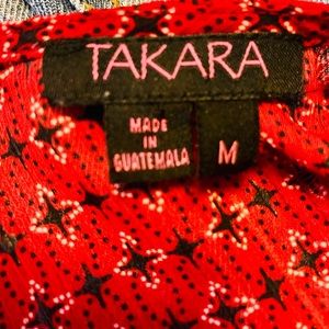 Tops | Cute Unique Red Top | Poshmark